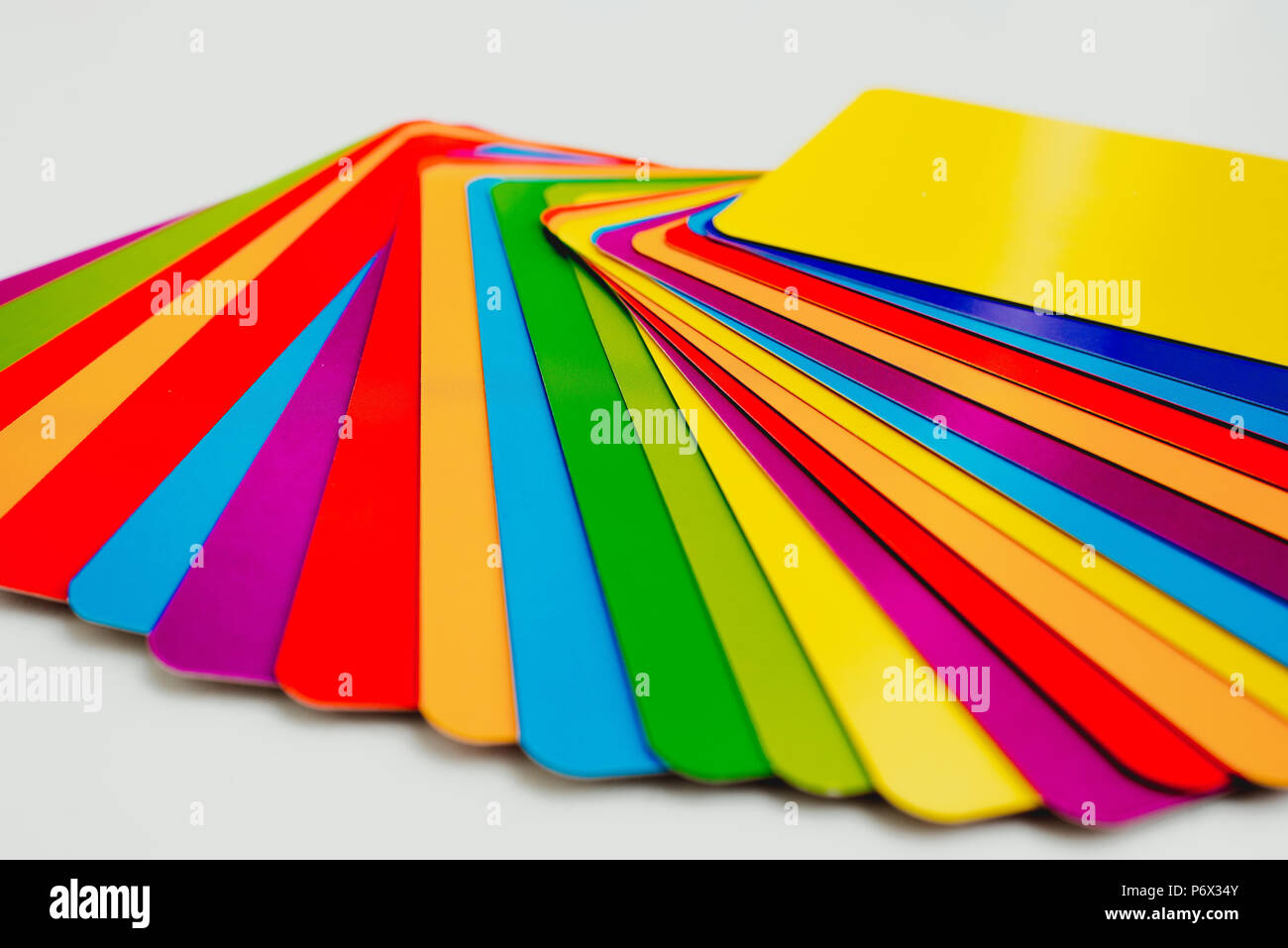 Guide color chart Stock Photo - Alamy