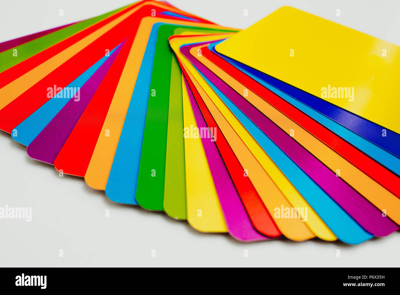 Guide color chart Stock Photo - Alamy