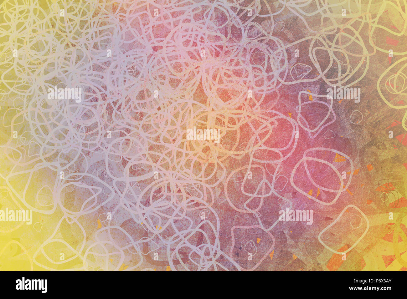 Grunge & rough. Abstract conceptual geometric blended messy shapes ...