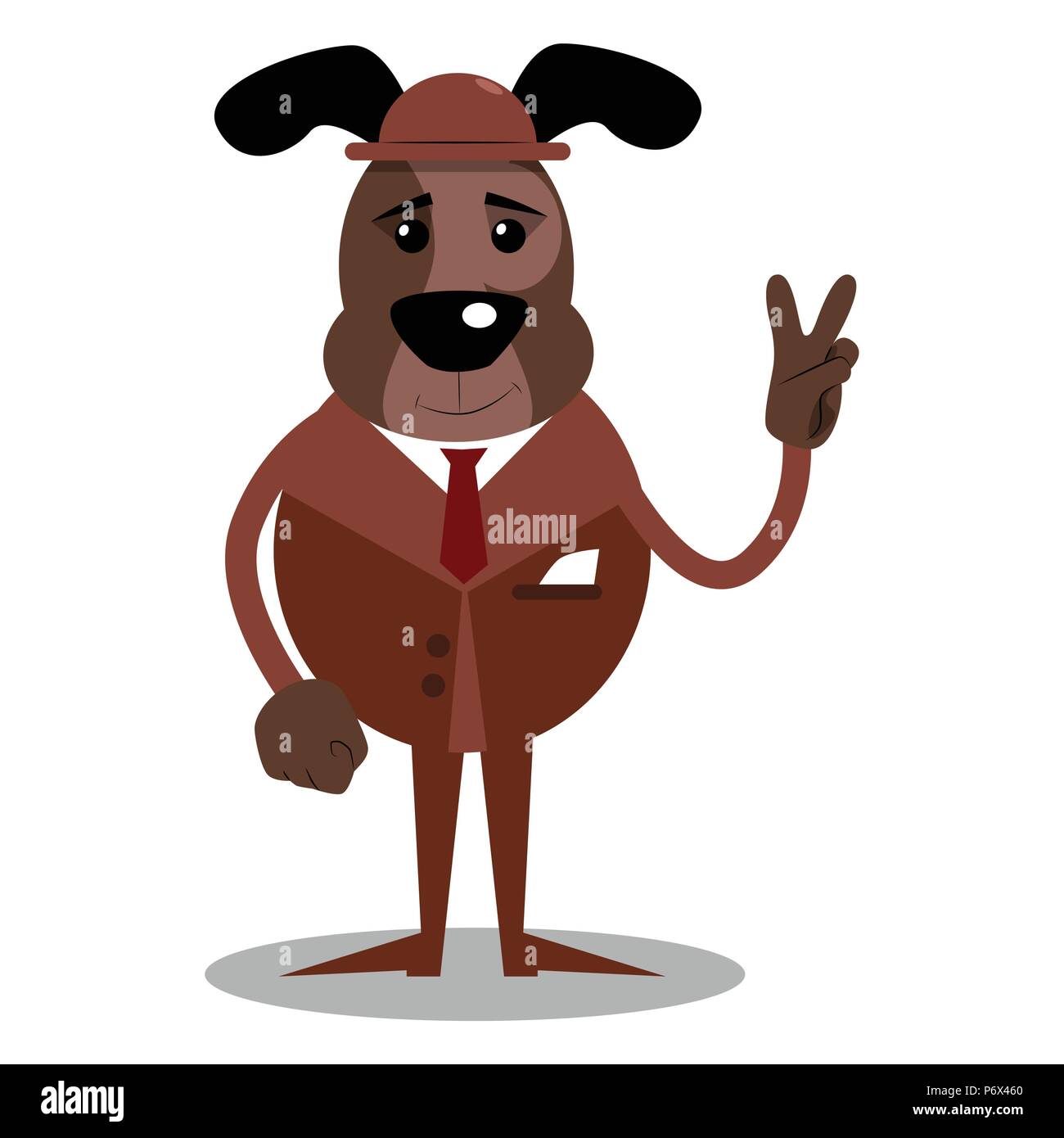 Illustrated victory Stock Vector Images - Alamy