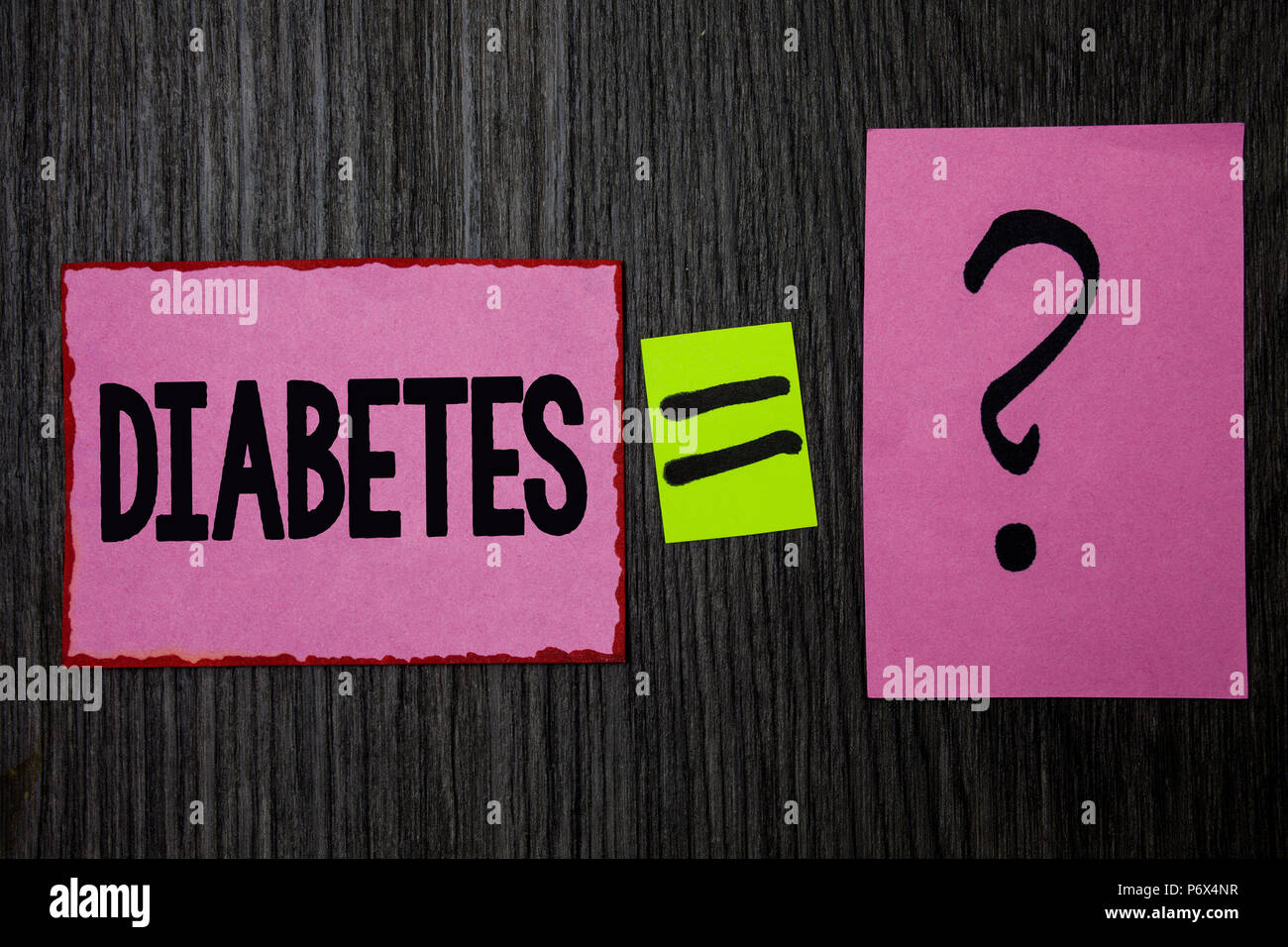 Writing note showing Diabetes. Business photo showcasing Chronic ...