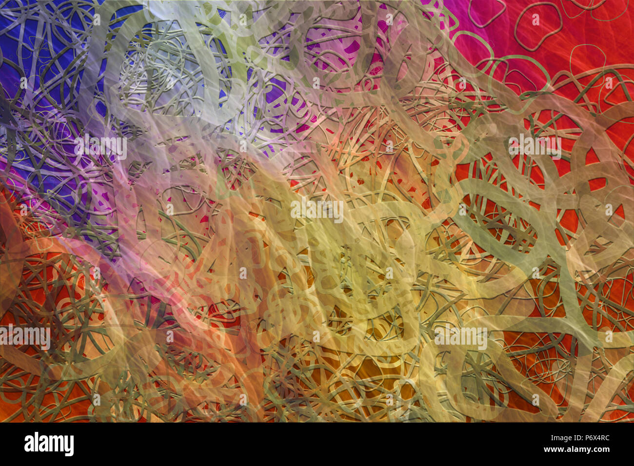 Grunge & rough. Geometric Conceptual background blended messy shapes ...