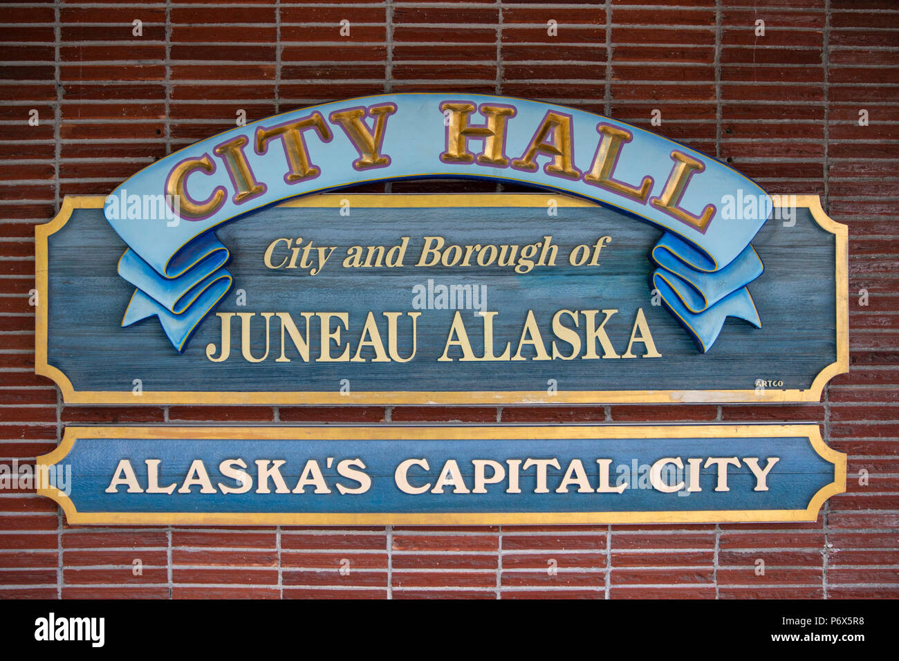 Juneau sign hi-res stock photography and images - Alamy