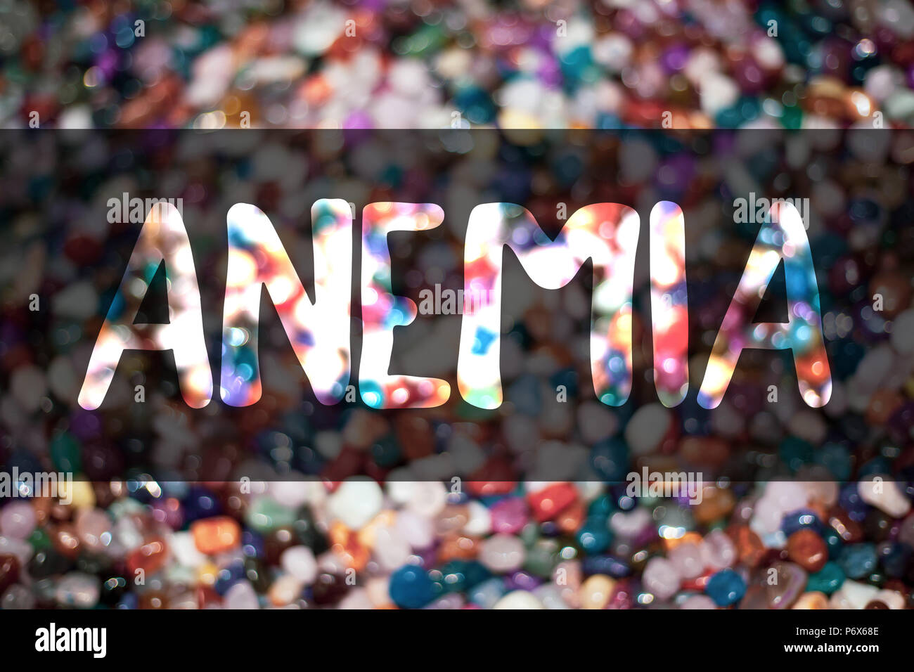 Text sign showing Anemia. Conceptual photo Bloodlessness Disease Severe ...