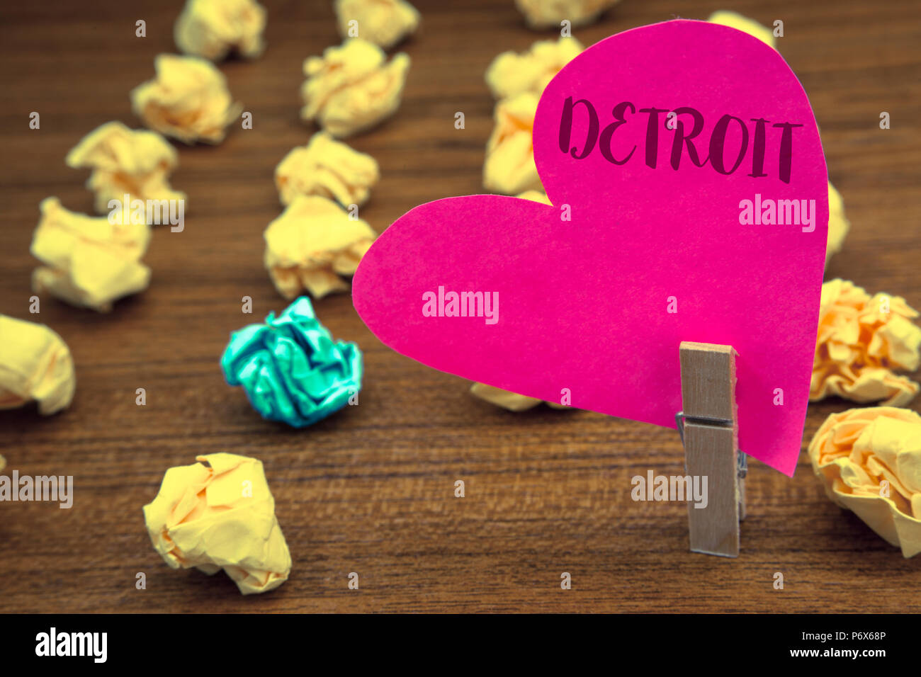 Word writing text Detroit. Business concept for City in the United ...