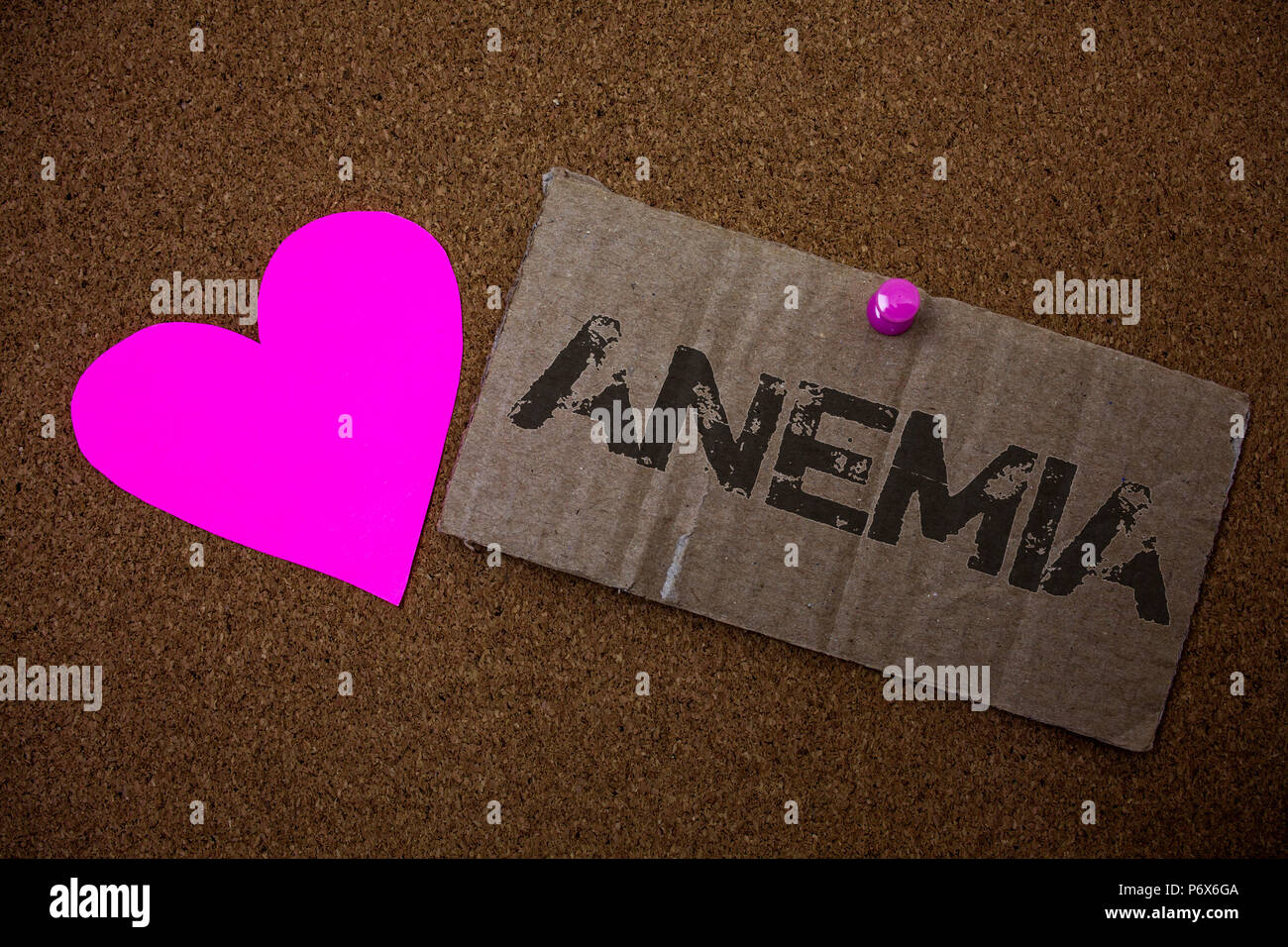 Text sign showing Anemia. Conceptual photo Bloodlessness Disease Severe ...