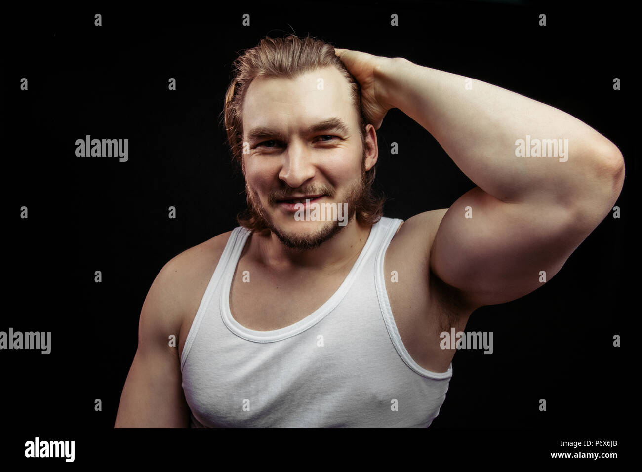 Bodybuilder Pose Bicep Arm High Resolution Stock Photography and Images ...