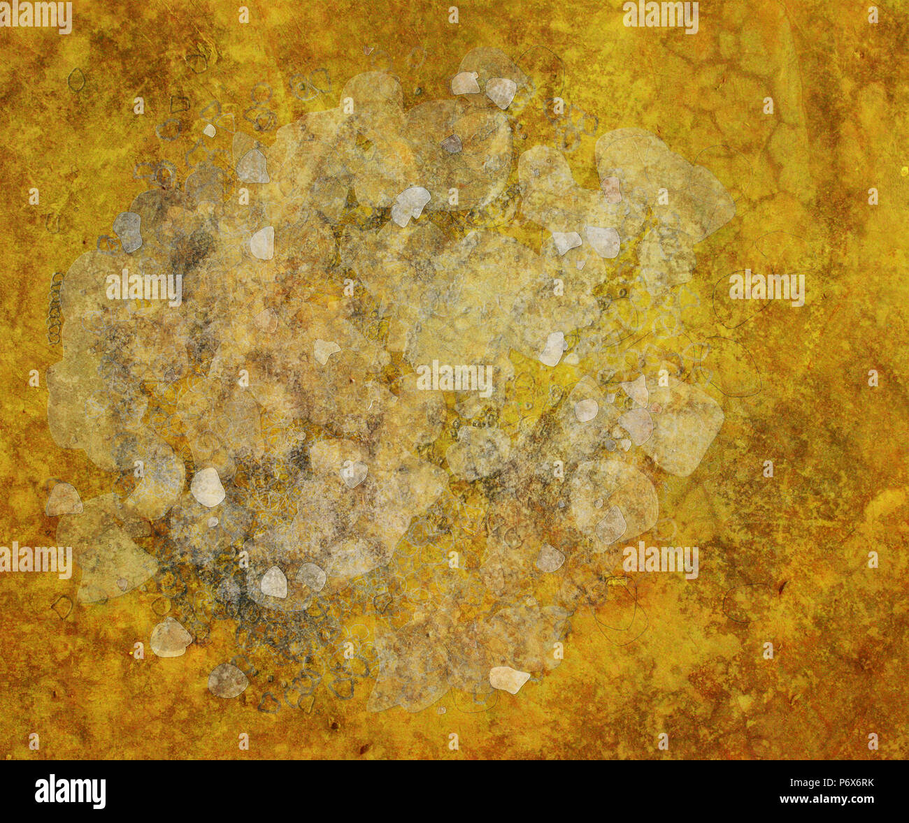 Grunge & rough. Color abstract pattern, generative blended messy shapes ...