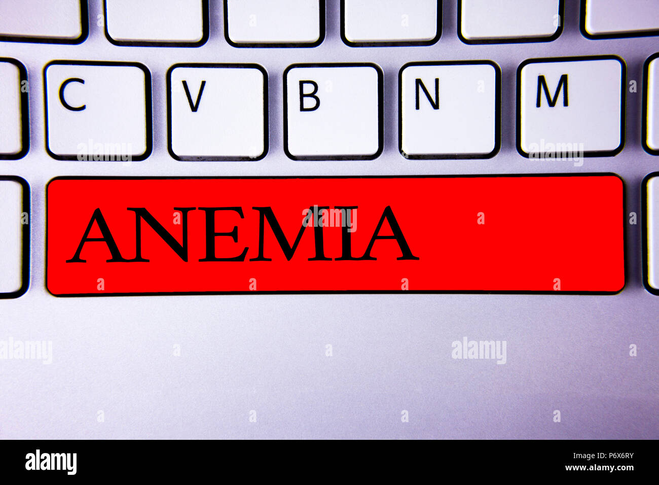 Handwriting text writing Anemia. Concept meaning Bloodlessness Disease ...
