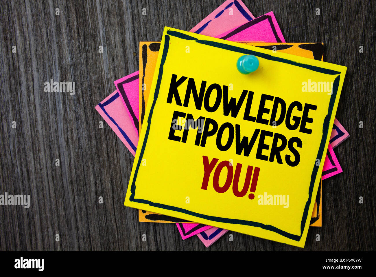 Text sign showing Knowledge Empowers You Call. Conceptual photo ...
