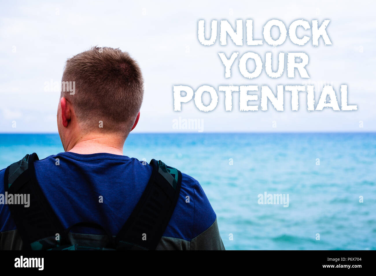 Text sign showing Unlock Your Potential. Conceptual photo access your ...