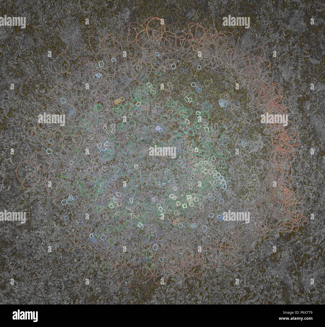 Grunge & rough. Geometric Conceptual background blended messy shapes ...