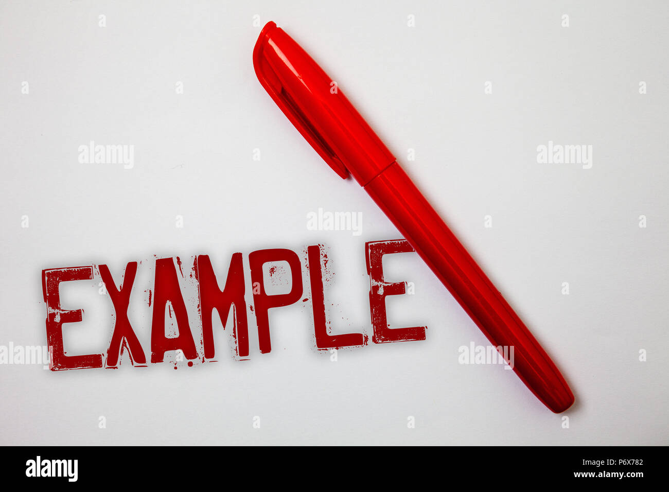Text sign showing Example. Conceptual photo Illustration Sample Model ...