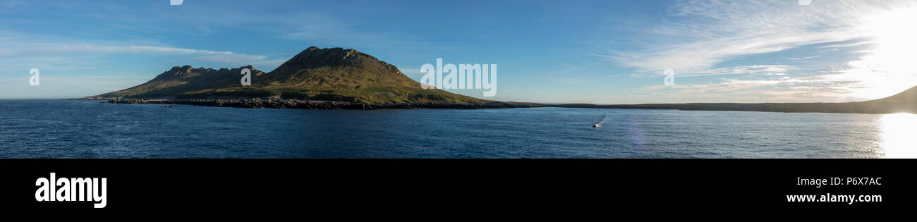 Panoramic view of Steeple Jason Island, Falkland Islands Stock Photo ...