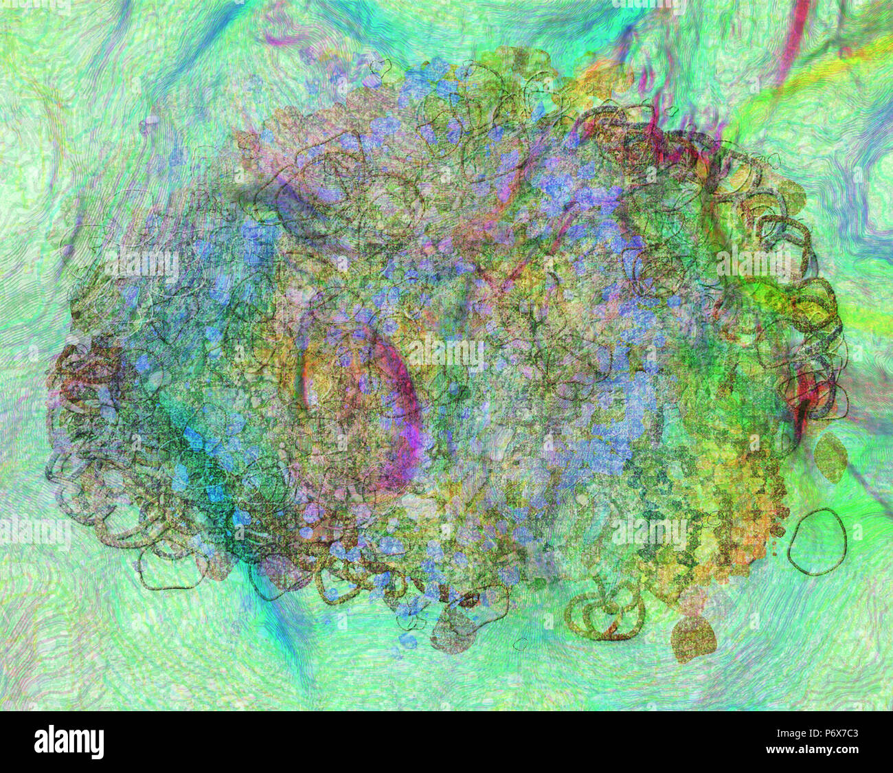 Grunge & rough. Abstract blended messy shapes & texture background for ...