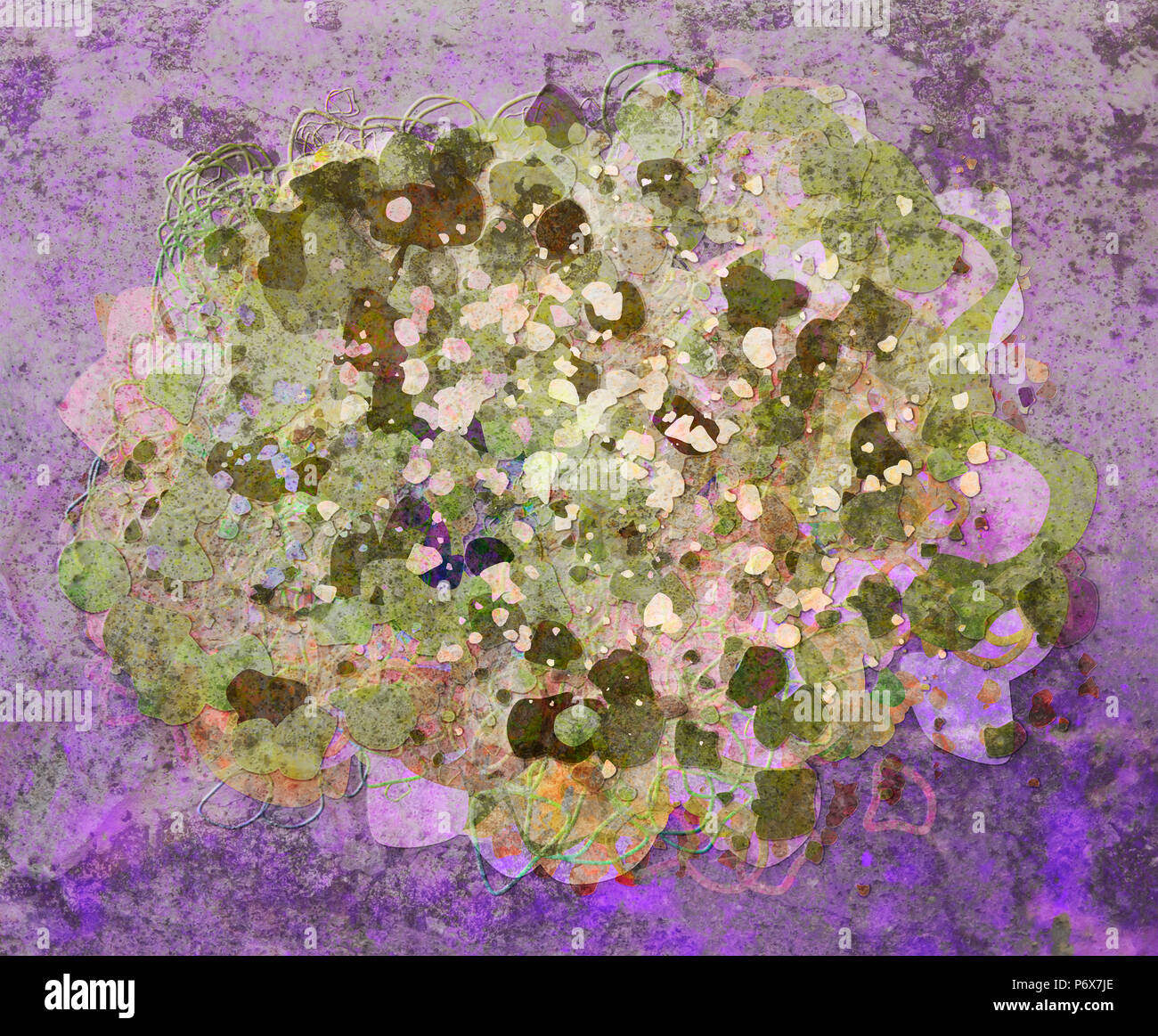 Grunge & rough. Abstract geometric background with blended messy shapes ...