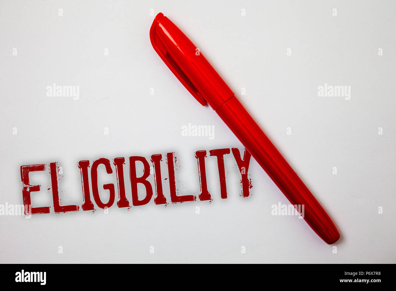 Text sign showing Eligibility. Conceptual photo State of having the ...