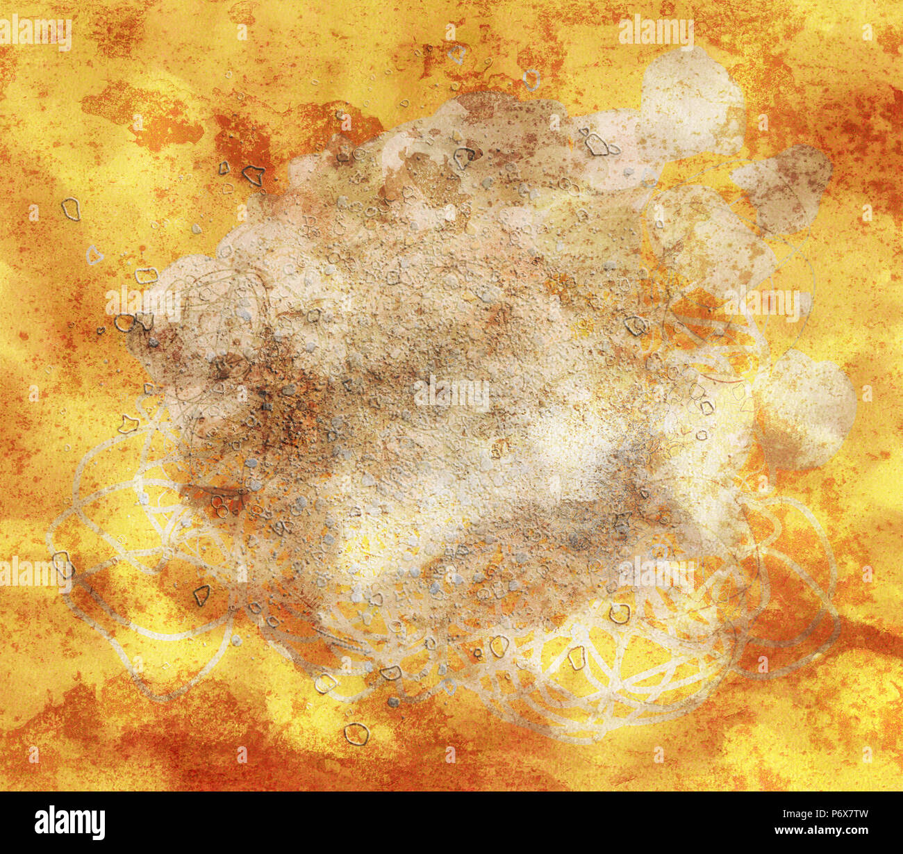 Grunge & rough. Abstract blended messy shapes. Good for web page ...