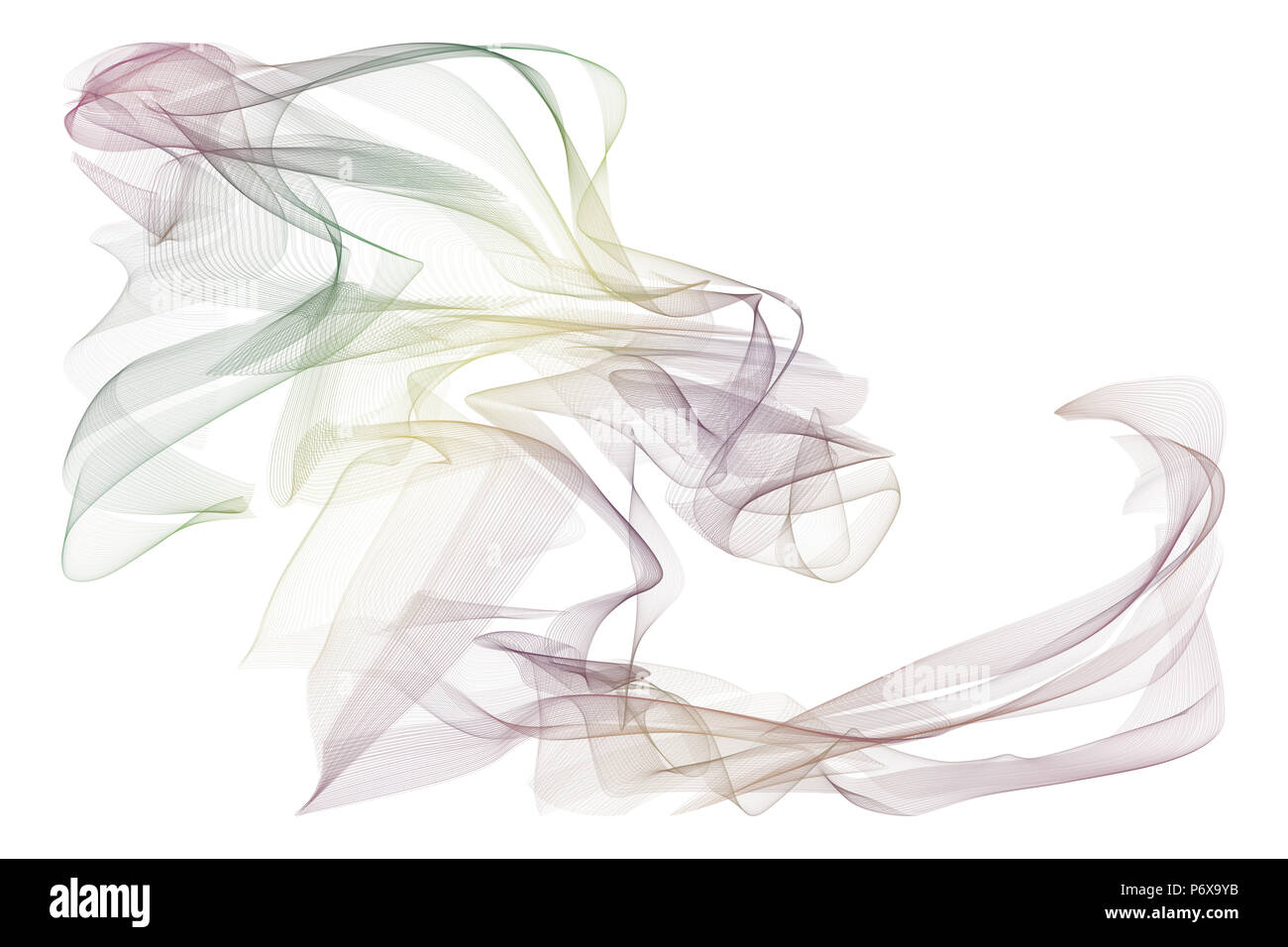 Abstract smoky line art illustrations background Stock Photo - Alamy