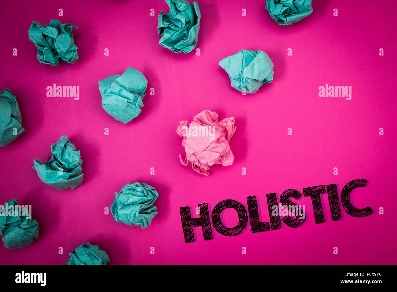 Word writing text Holistic. Business concept for Belief the parts of ...