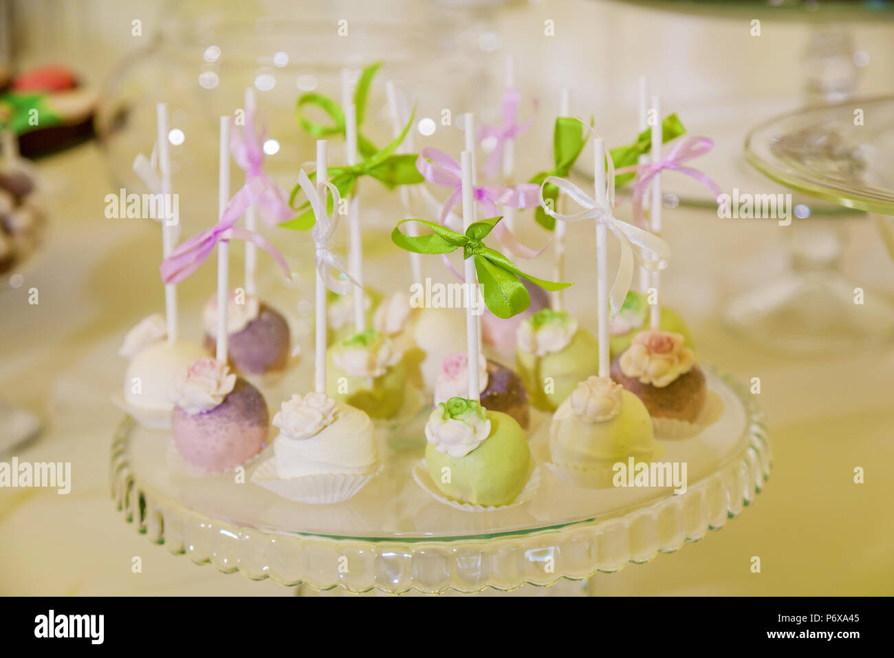 Colorful table with sweets for the wedding,Sweet table at the wedding ...