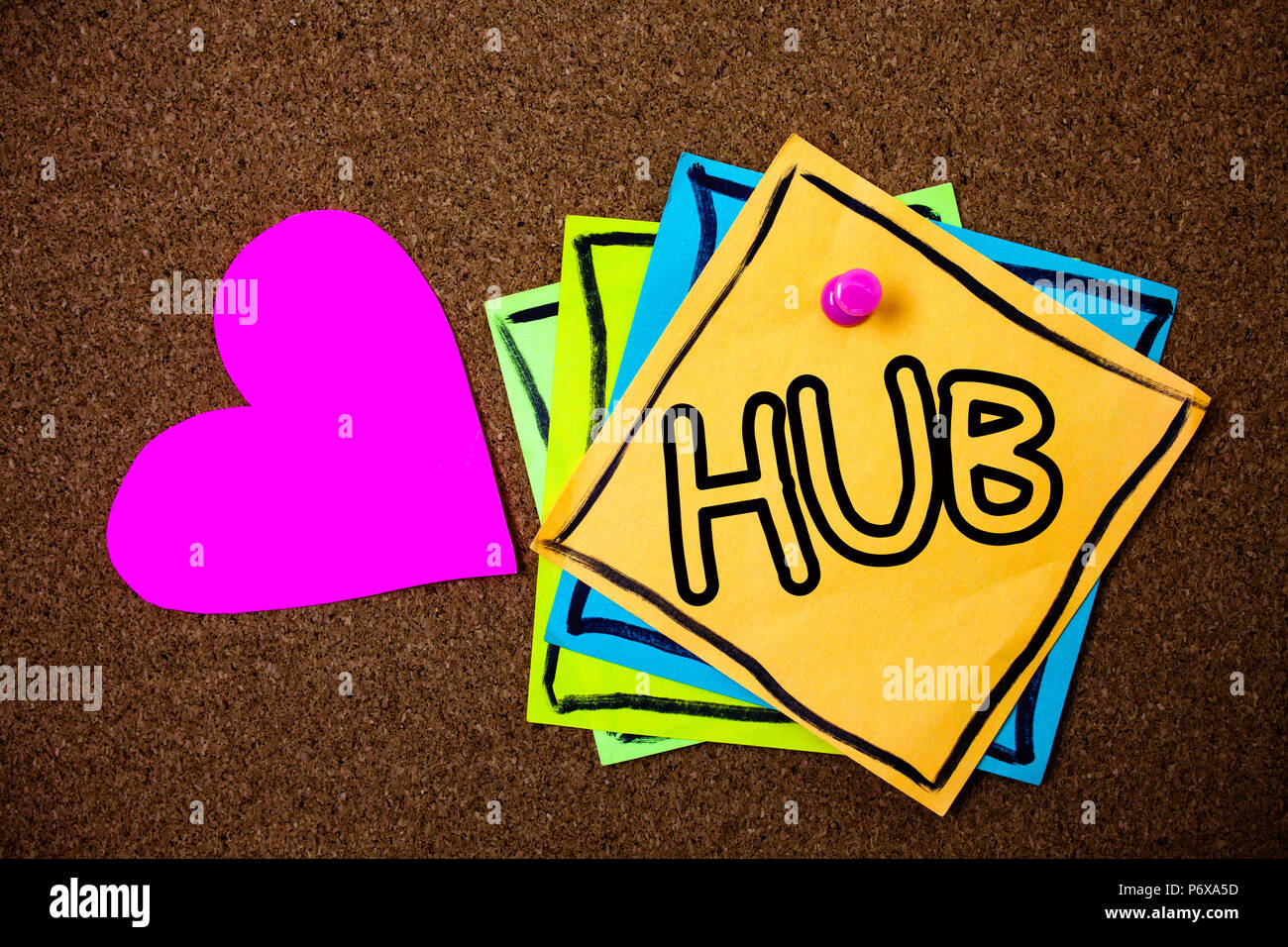 Word writing text Hub. Business concept for Device connecting computers ...