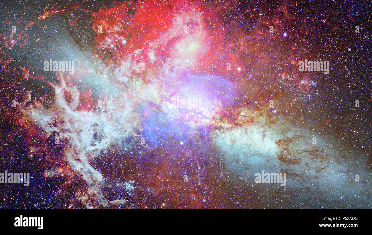 Beautiful nebula and Galaxy. Elements of this Image Furnished by NASA ...