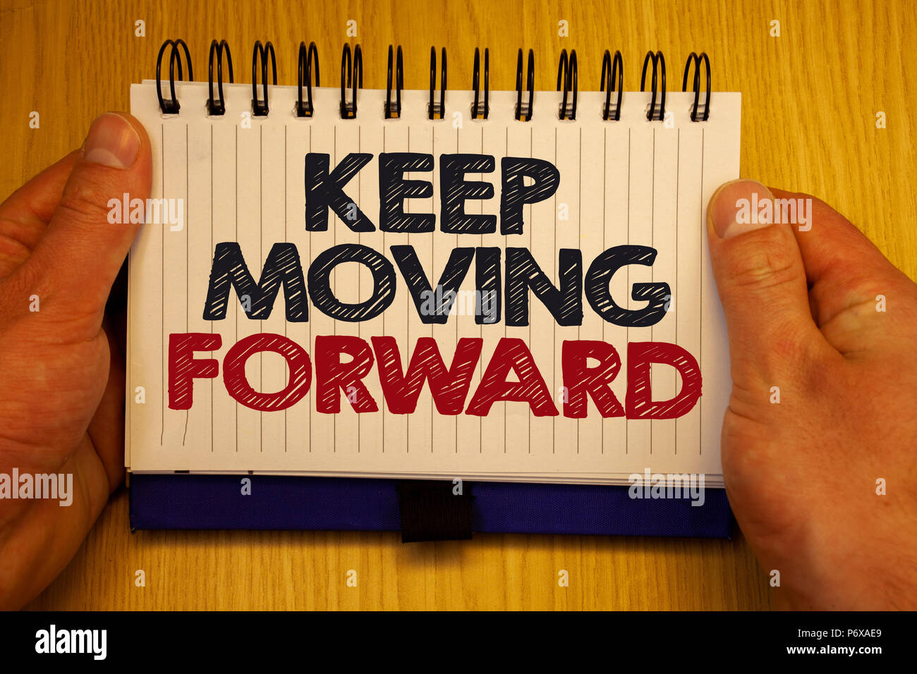 Word writing text Keep Moving Forward. Business concept for improvement ...