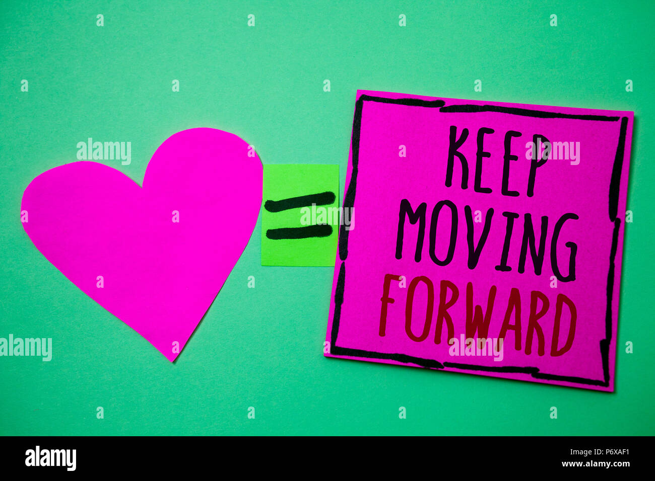Text sign showing Keep Moving Forward. Conceptual photo improvement ...