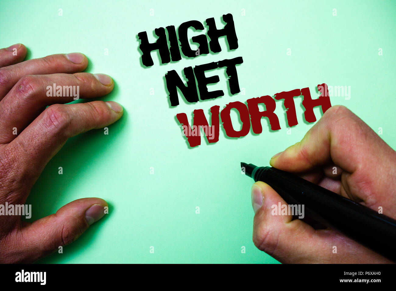 Word writing text High Net Worth. Business concept for having high ...