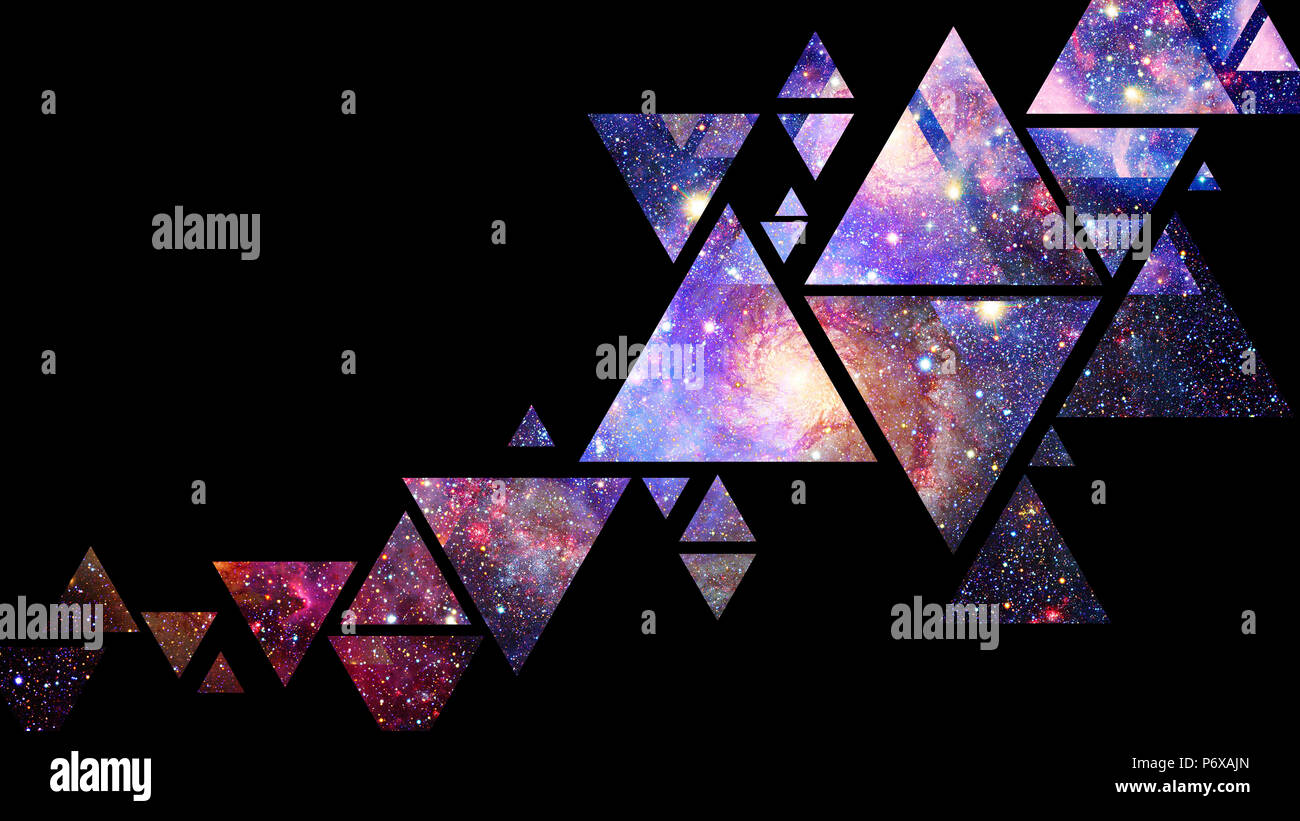 Space and geometry design. Minimal art concept. Abstract background ...