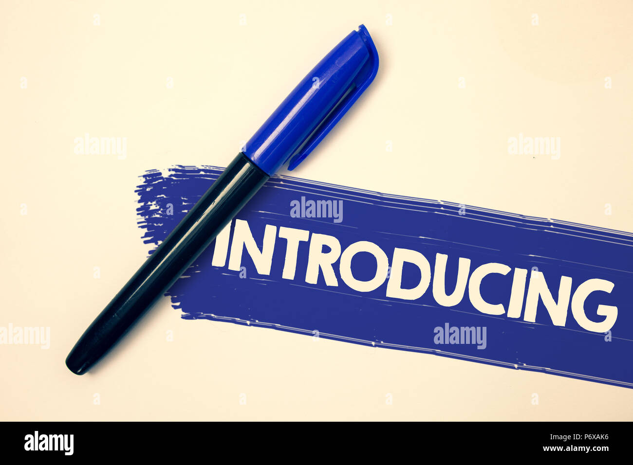 Word writing text Introducing. Business concept for Presenting a topic ...