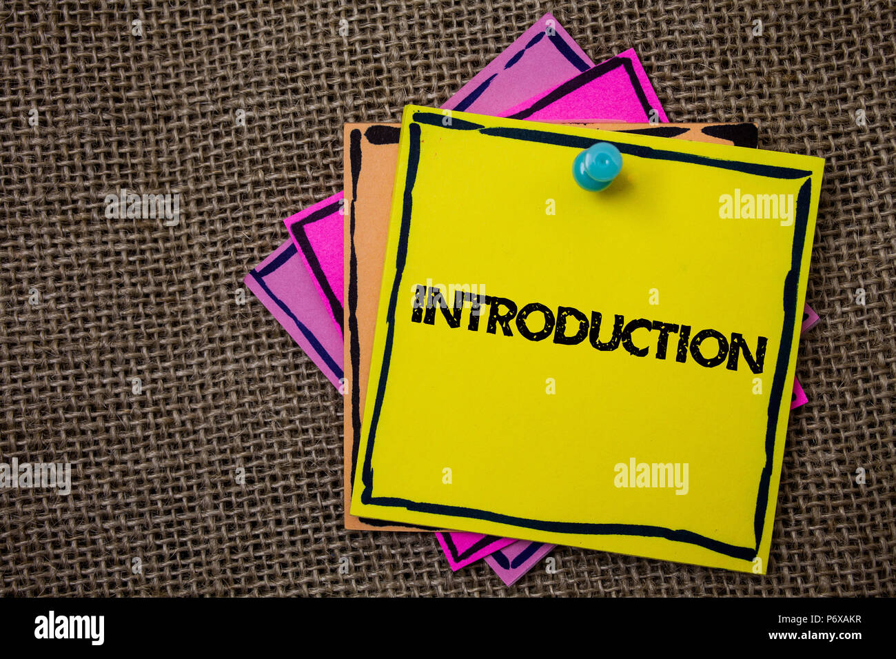 Word writing text Introduction. Business concept for First part of a ...