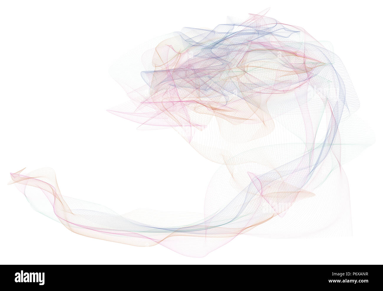 Abstract illustrations of smoky line art, conceptual. Good for design ...