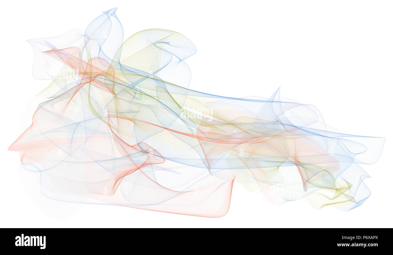 Abstract smoky line art illustrations background Stock Photo - Alamy