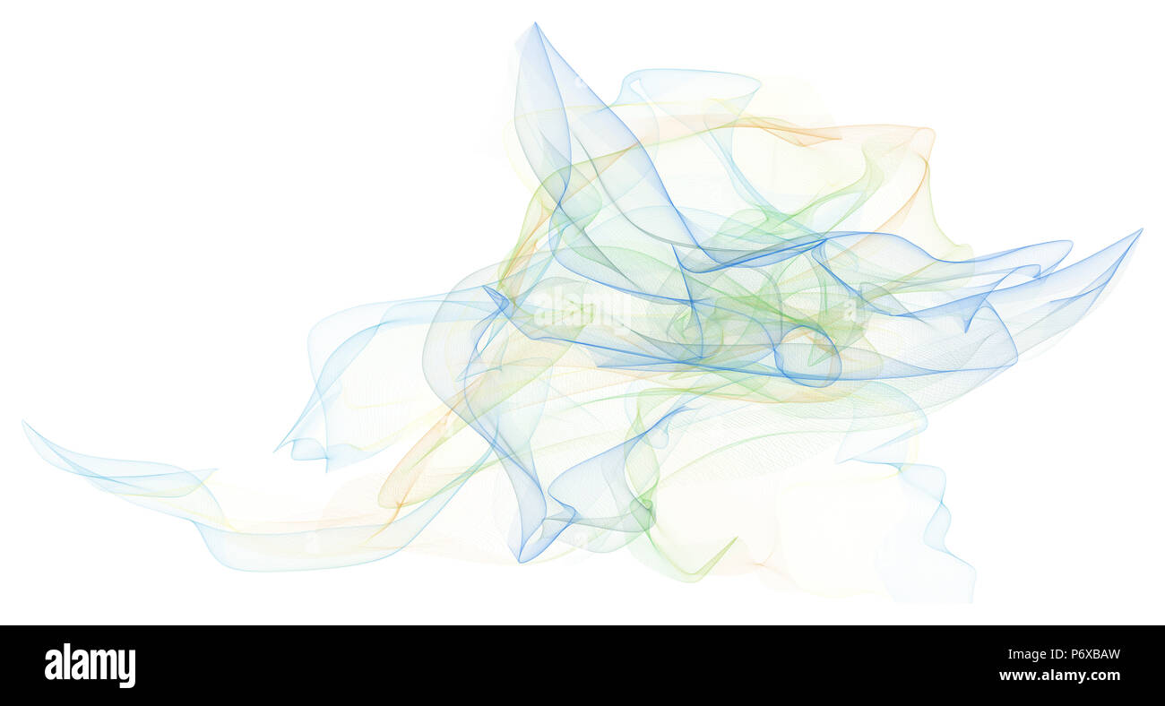 Abstract illustrations of smoky line art, conceptual. Good for design ...