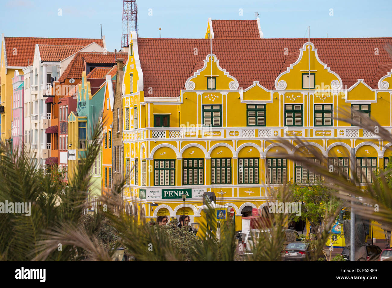 Curacao, Willemstad, Punda, The Penha building - a former merchants ...