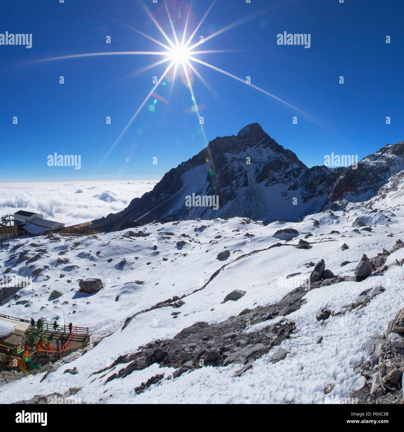 Jade dragon snow mountain china images hi-res stock photography and ...