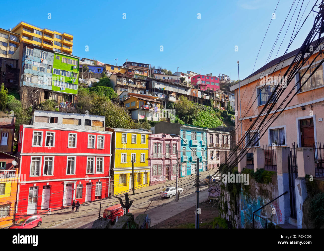 Skyline of valparaiso hi-res stock photography and images - Alamy