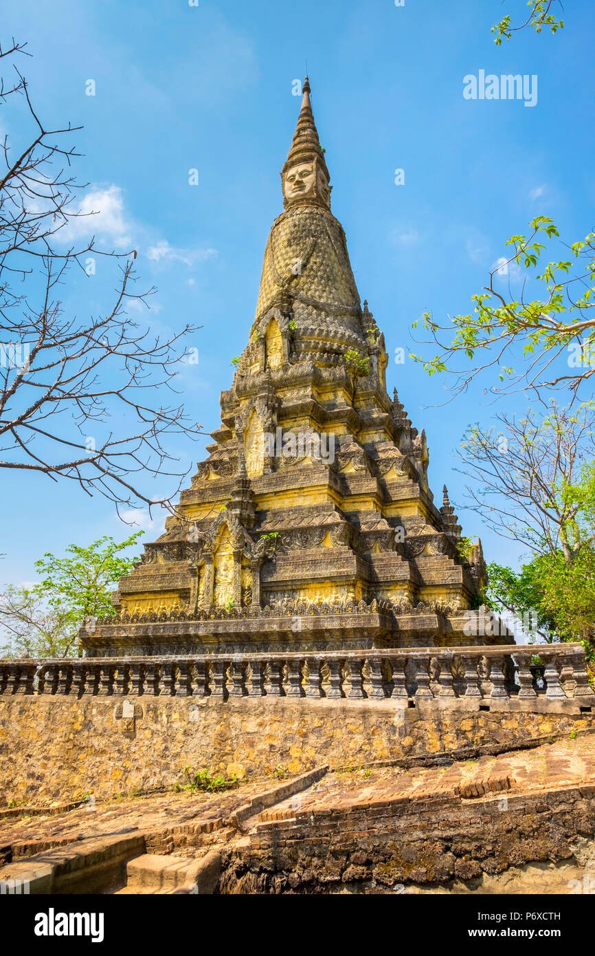 Stupa at Phnom Oudong, Kandal Province, Cambodia Stock Photo - Alamy