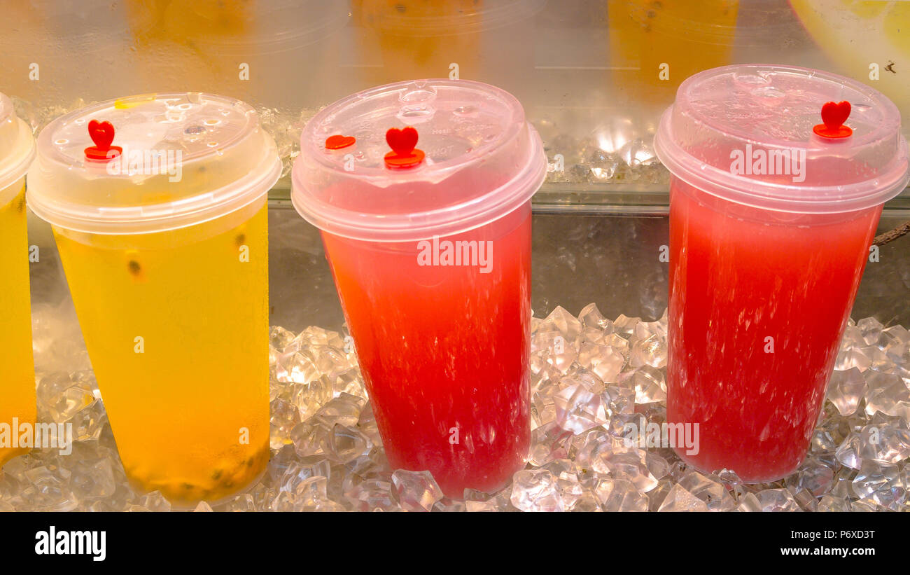 Juices of orange and banana fruits hi-res stock photography and images ...