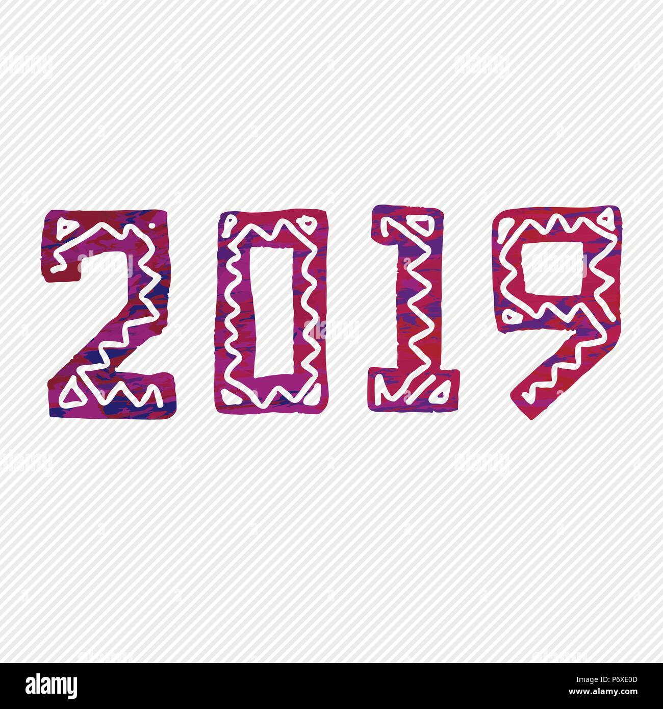 2019 sign Stock Vector Images - Alamy