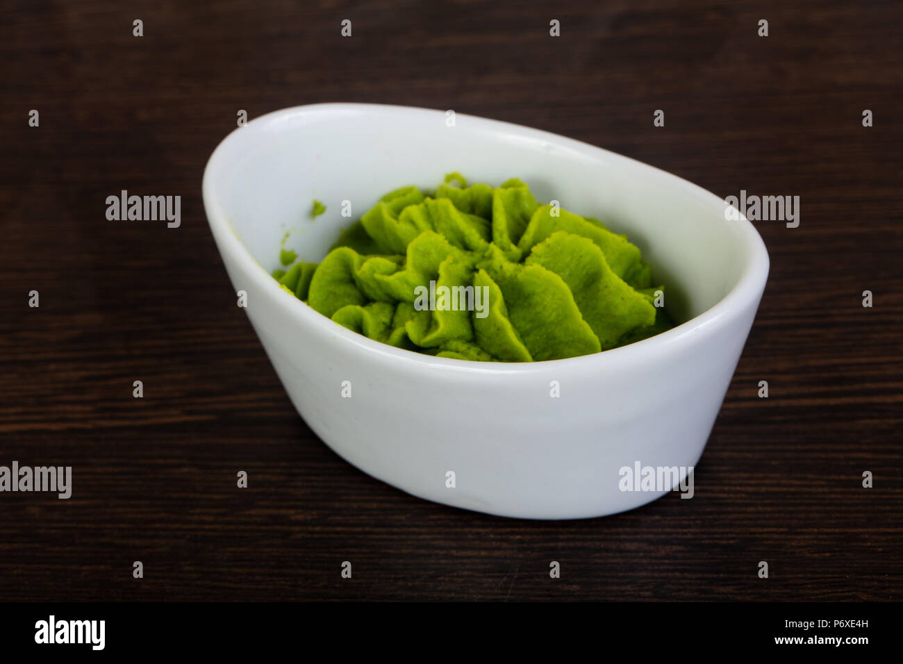 Spicy bowl of wasabi pasta Stock Photo - Alamy