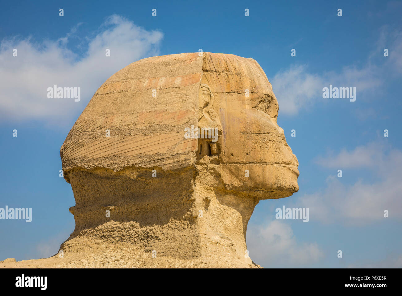 Sphinx, Pyramids of Giza, Giza, Cairo, Egypt Stock Photo - Alamy