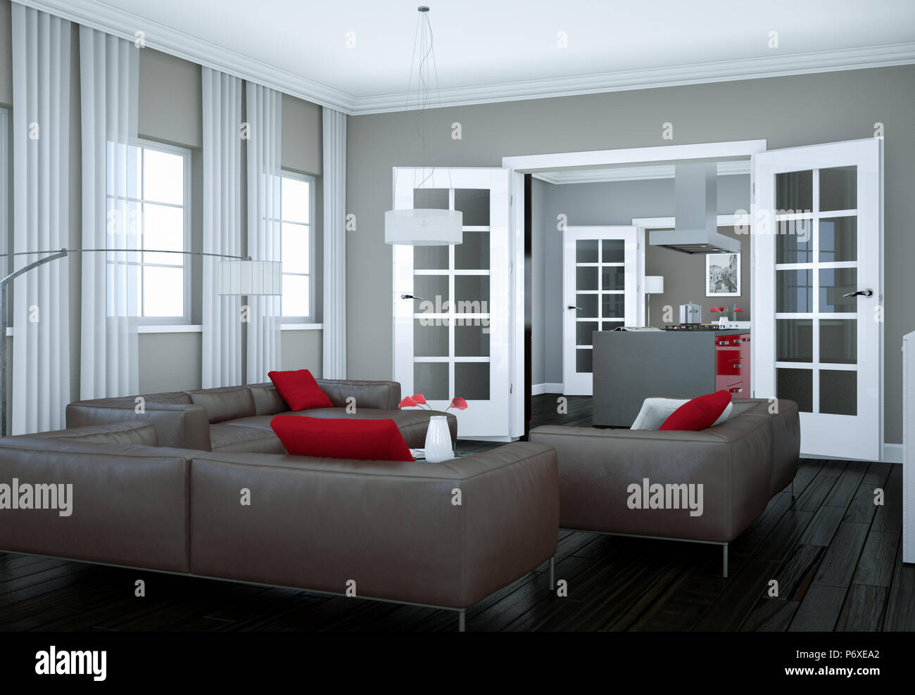 Bright interior design hi-res stock photography and images - Alamy