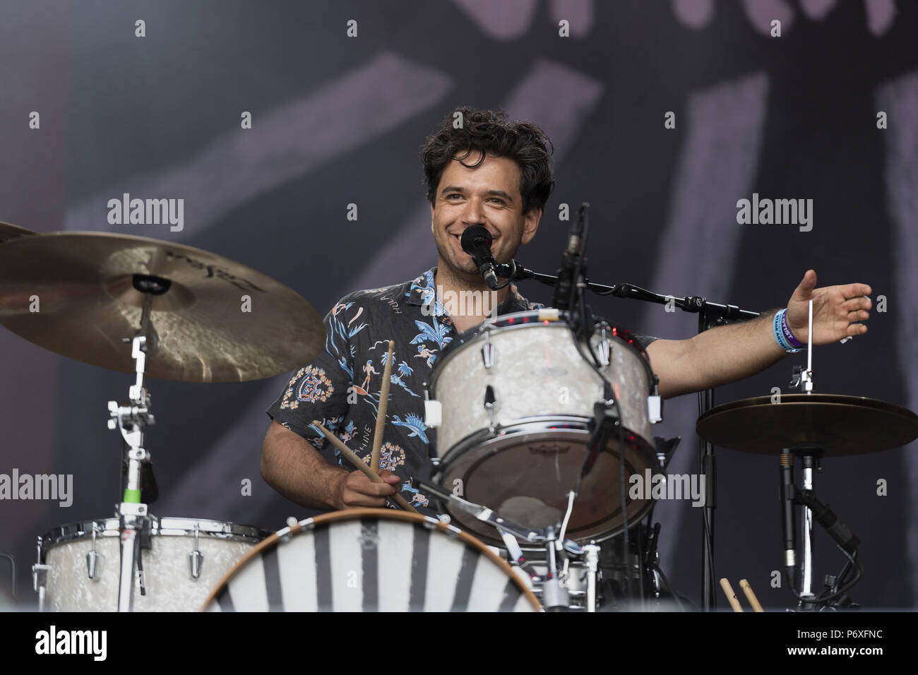 Spring King perform at All Points East Festival Featuring: Tarek Musa ...