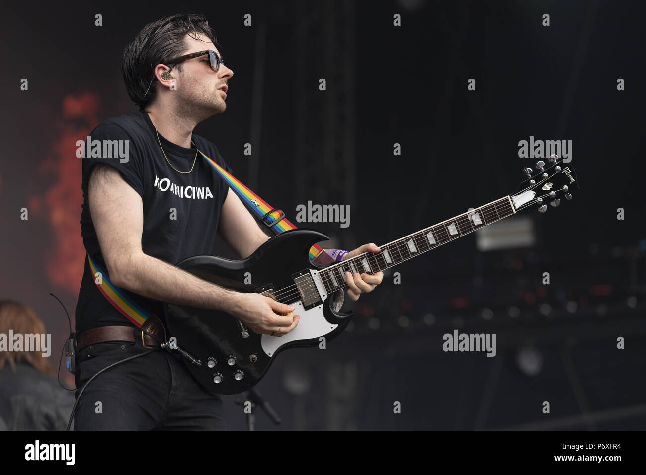 The Amazons perform at All Points East Festival Featuring: Chris ...