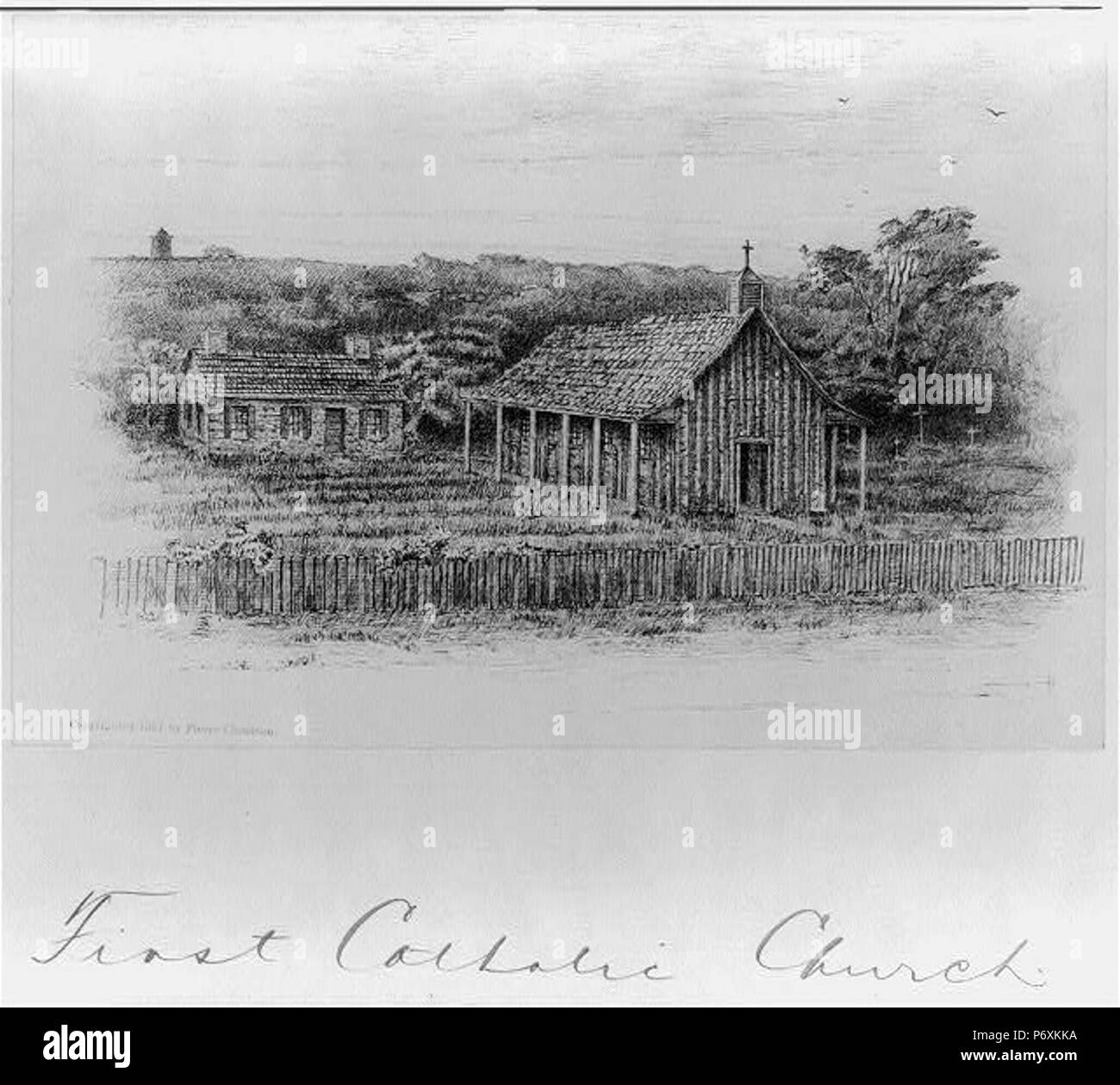 1st Catholic Church Stock Photo - Alamy