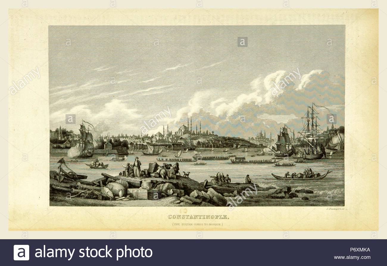 Istanbul Constantinople 19th Century Stock Photos & Istanbul ...