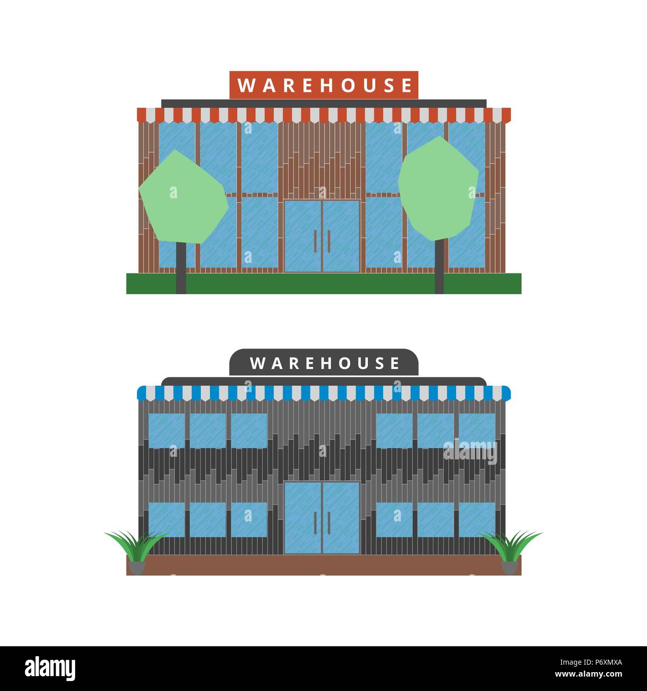 Kiosk icon flat style Cut Out Stock Images & Pictures - Alamy